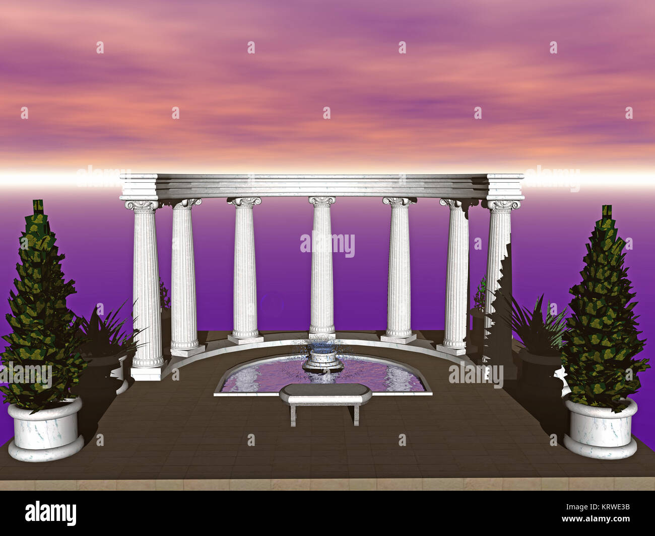 Garden arcade seat hi-res stock photography and images - Alamy