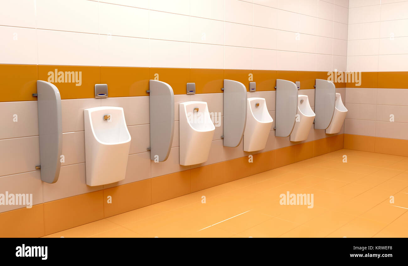 Row of urinals Stock Photo - Alamy