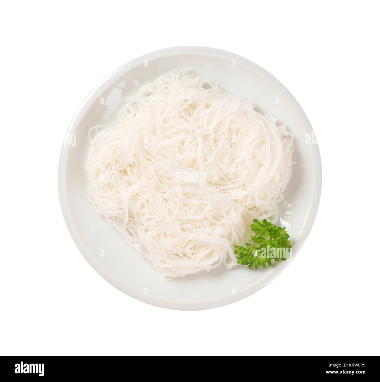 Top view rice noodles Cut Out Stock Images & Pictures - Alamy