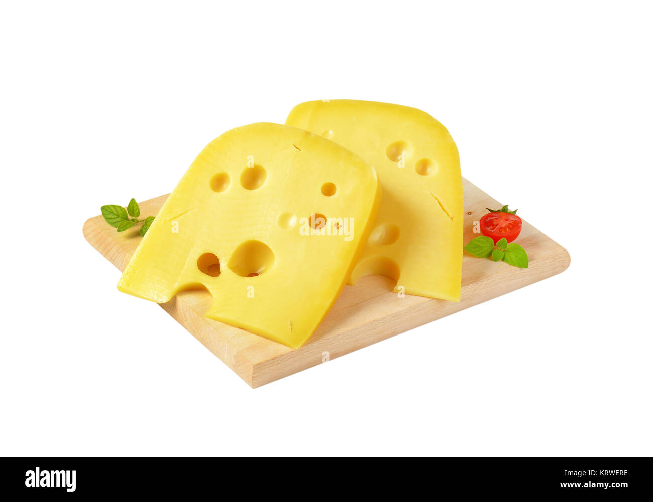 wedges of yellow cheese with eyes Stock Photo - Alamy