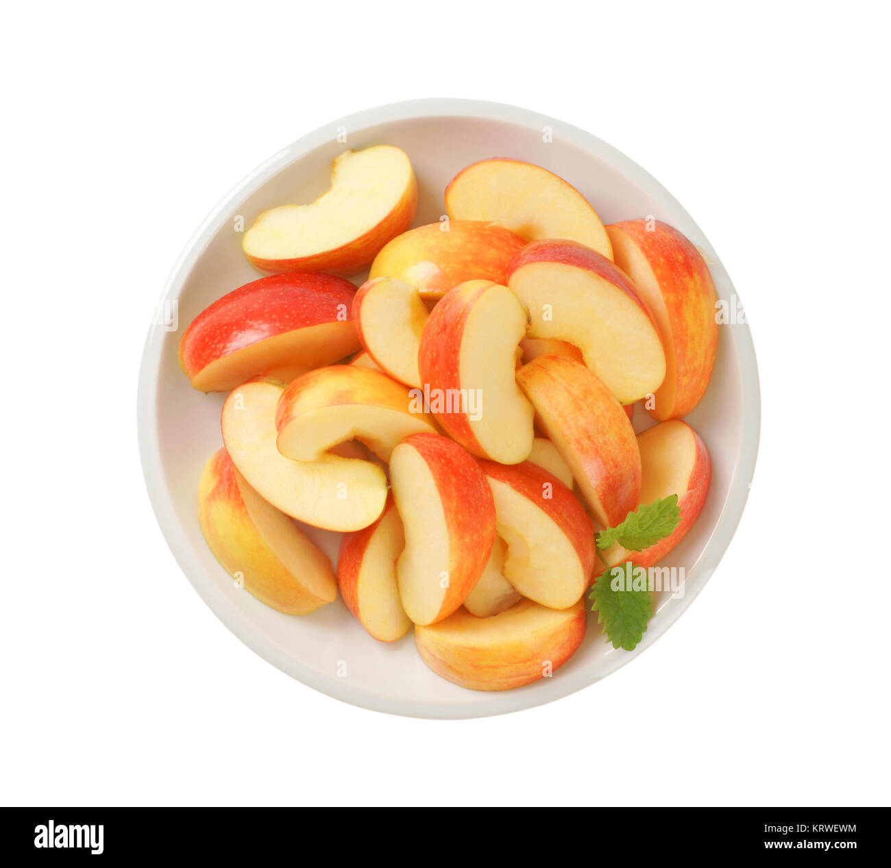 fresh sliced apple Stock Photo - Alamy