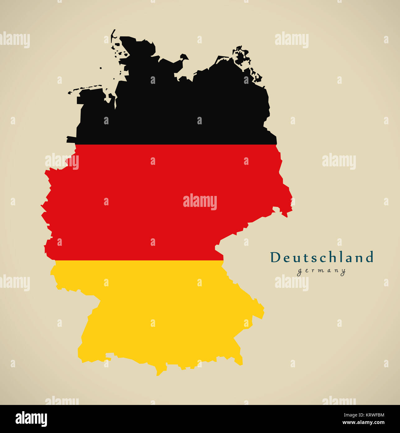 Germany flag colours map hi-res stock photography and images - Alamy