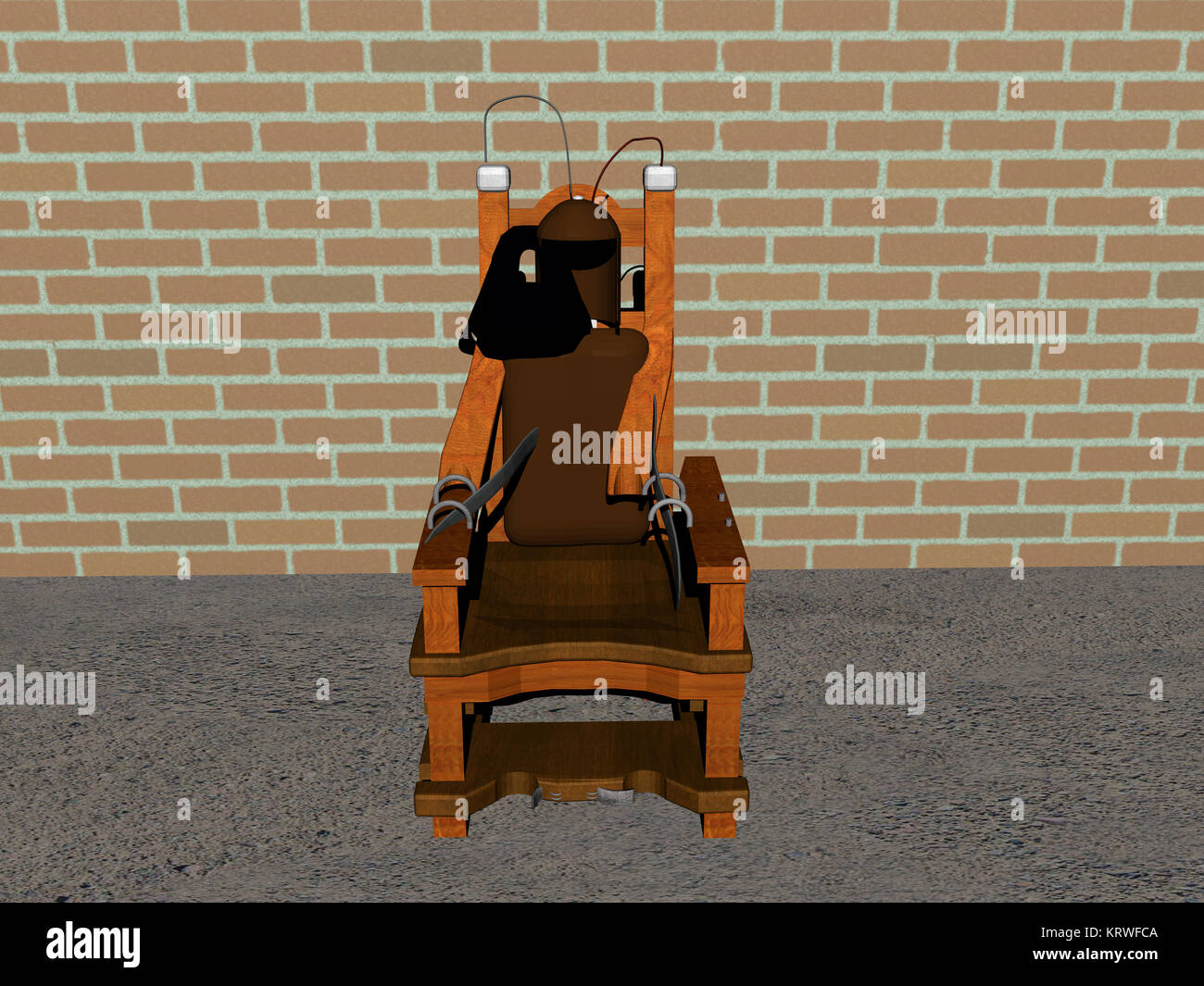 electric chair in jail Stock Photo - Alamy