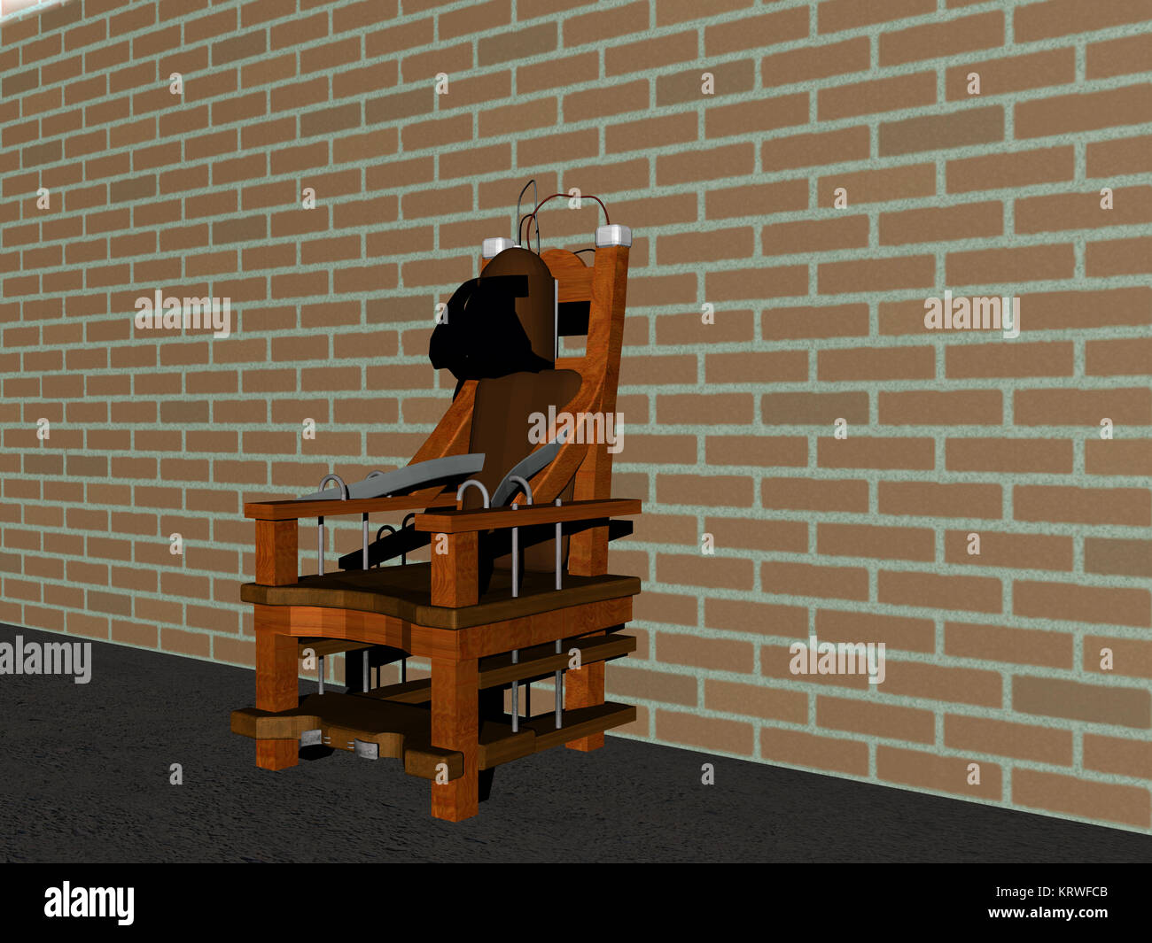 electric chair in jail Stock Photo - Alamy