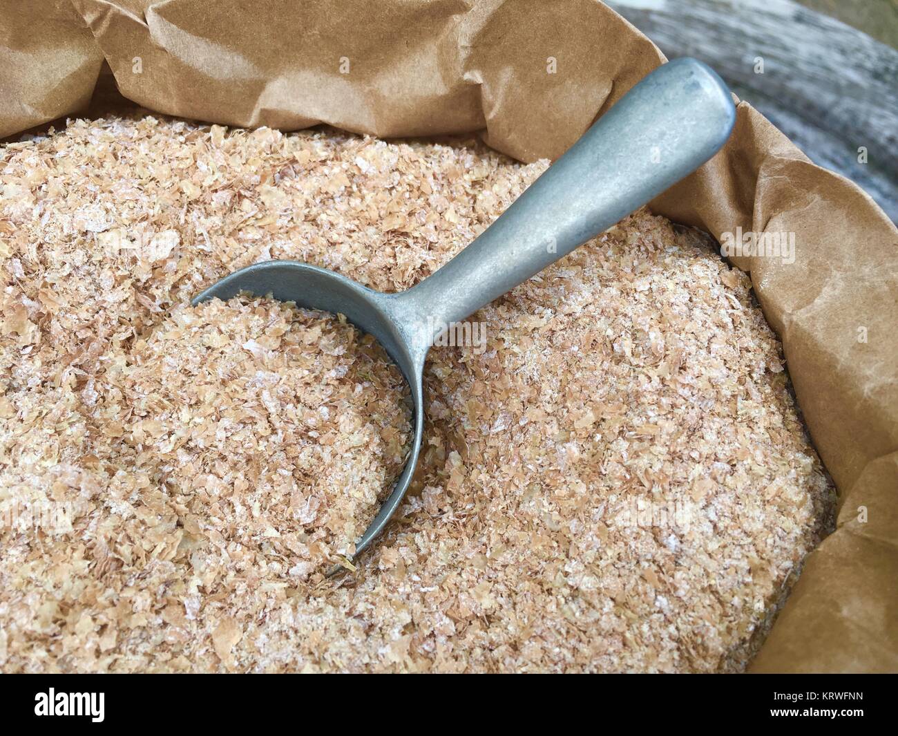 wheat bran in closeup Stock Photo - Alamy