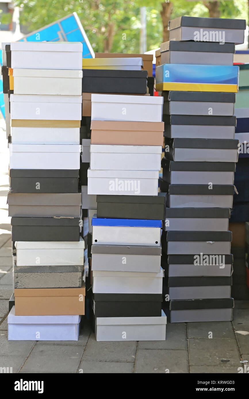 Boxes packets hi-res stock photography and images - Alamy