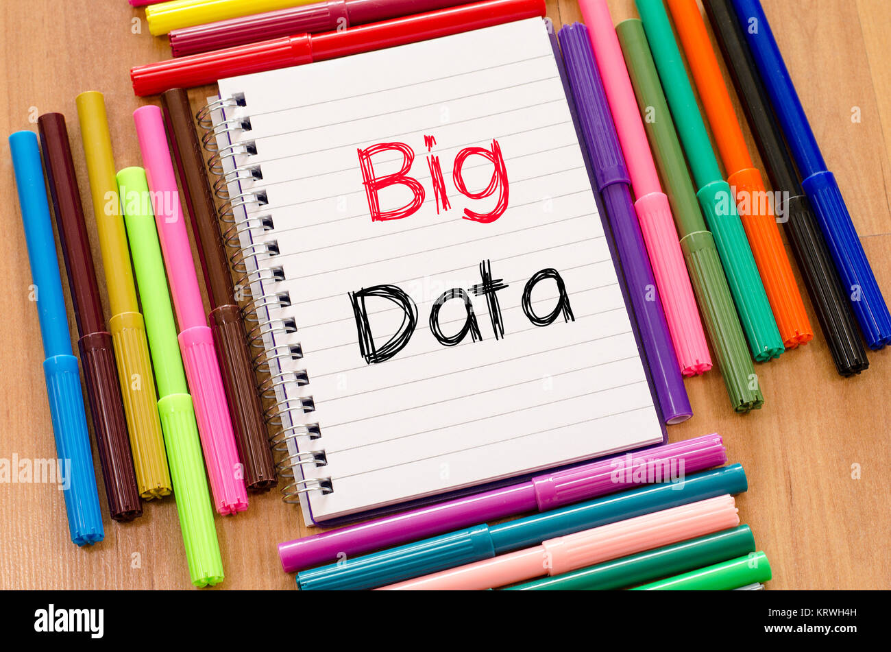 Big data text concept Stock Photo - Alamy