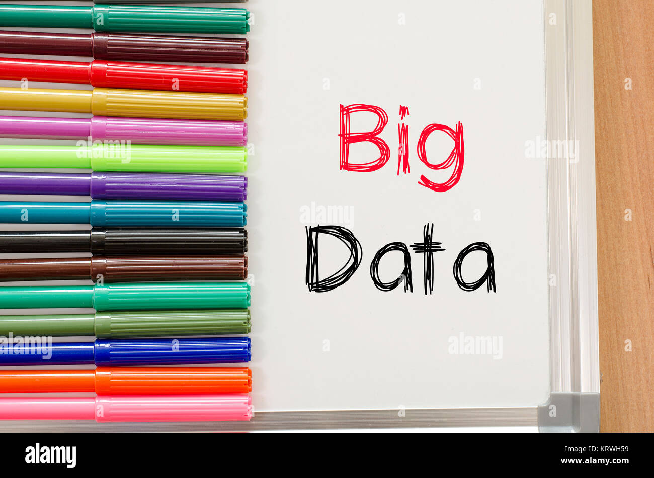 Big data text concept Stock Photo - Alamy