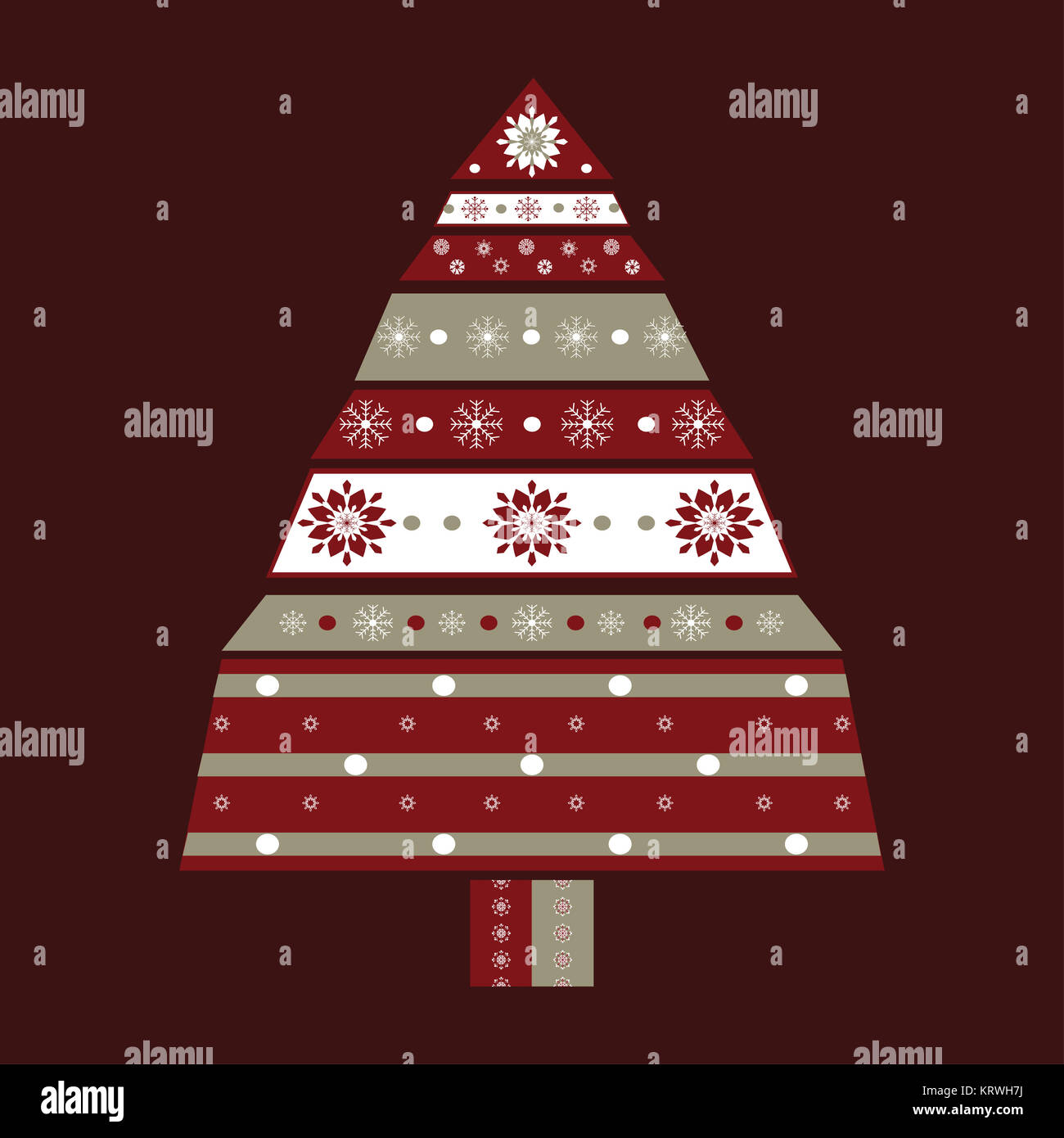 Christmas tree card background Stock Photo - Alamy
