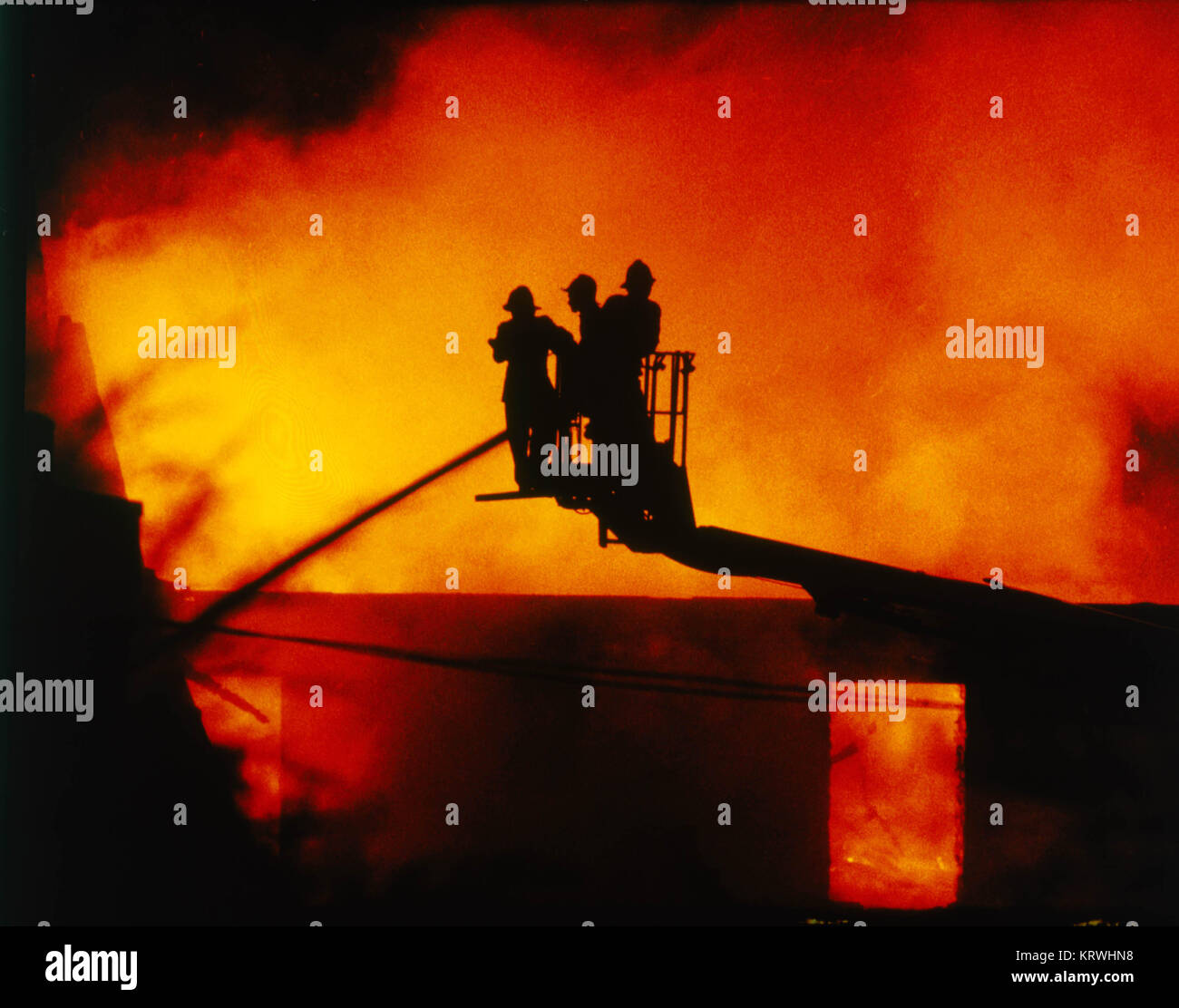 Firefighters extinguish a fire, England, Great Britain Stock Photo - Alamy