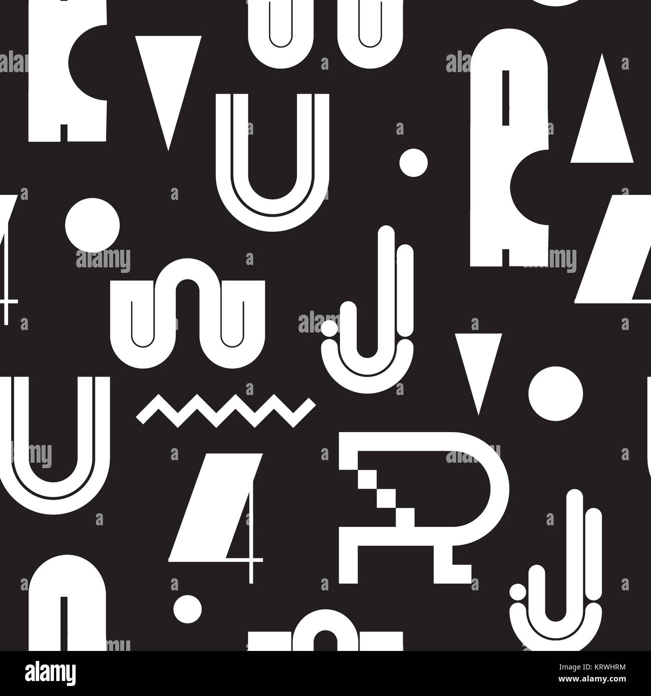 Geometric lettering hi-res stock photography and images - Alamy