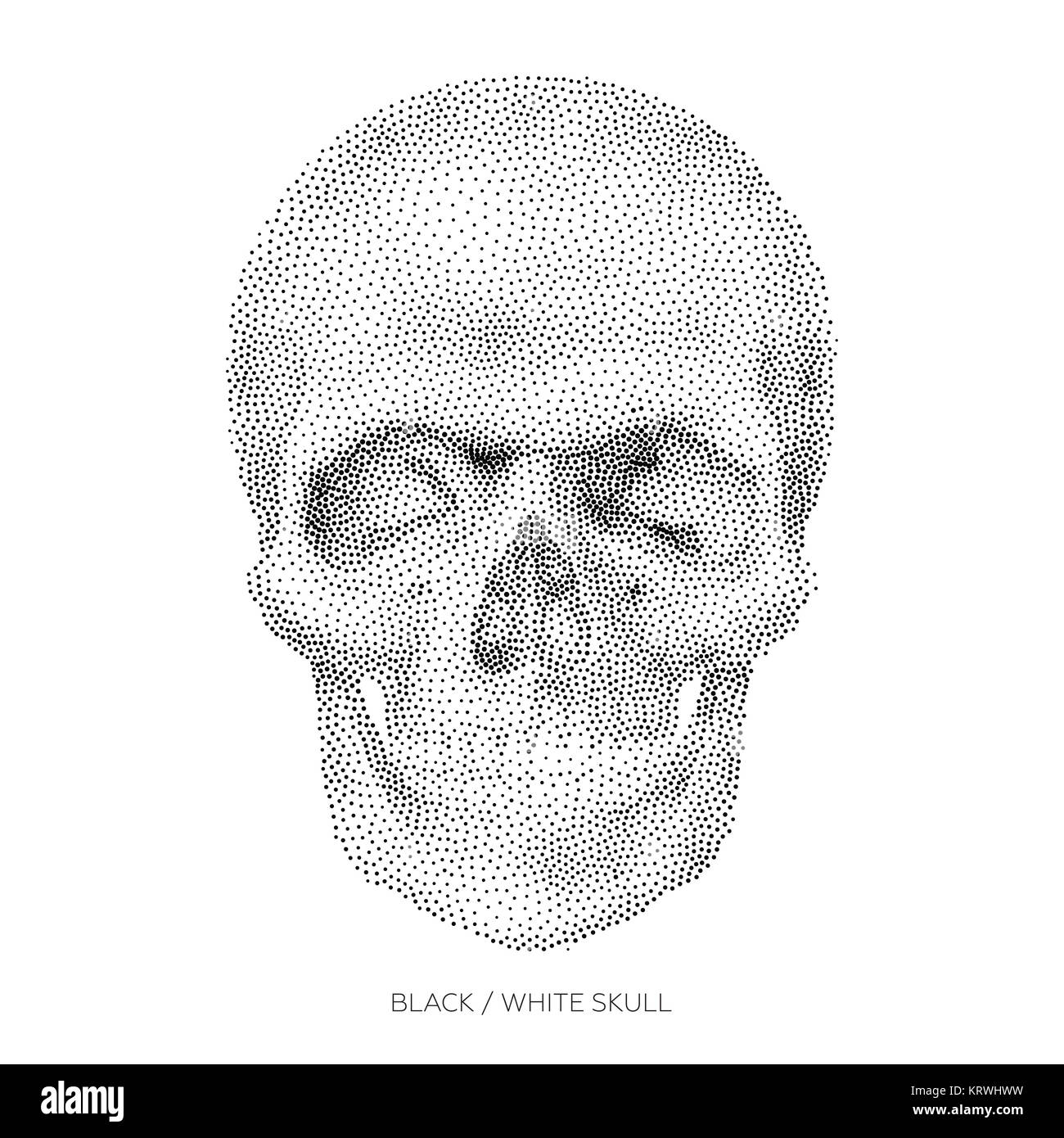 Sugar skull face Black and White Stock Photos & Images - Alamy