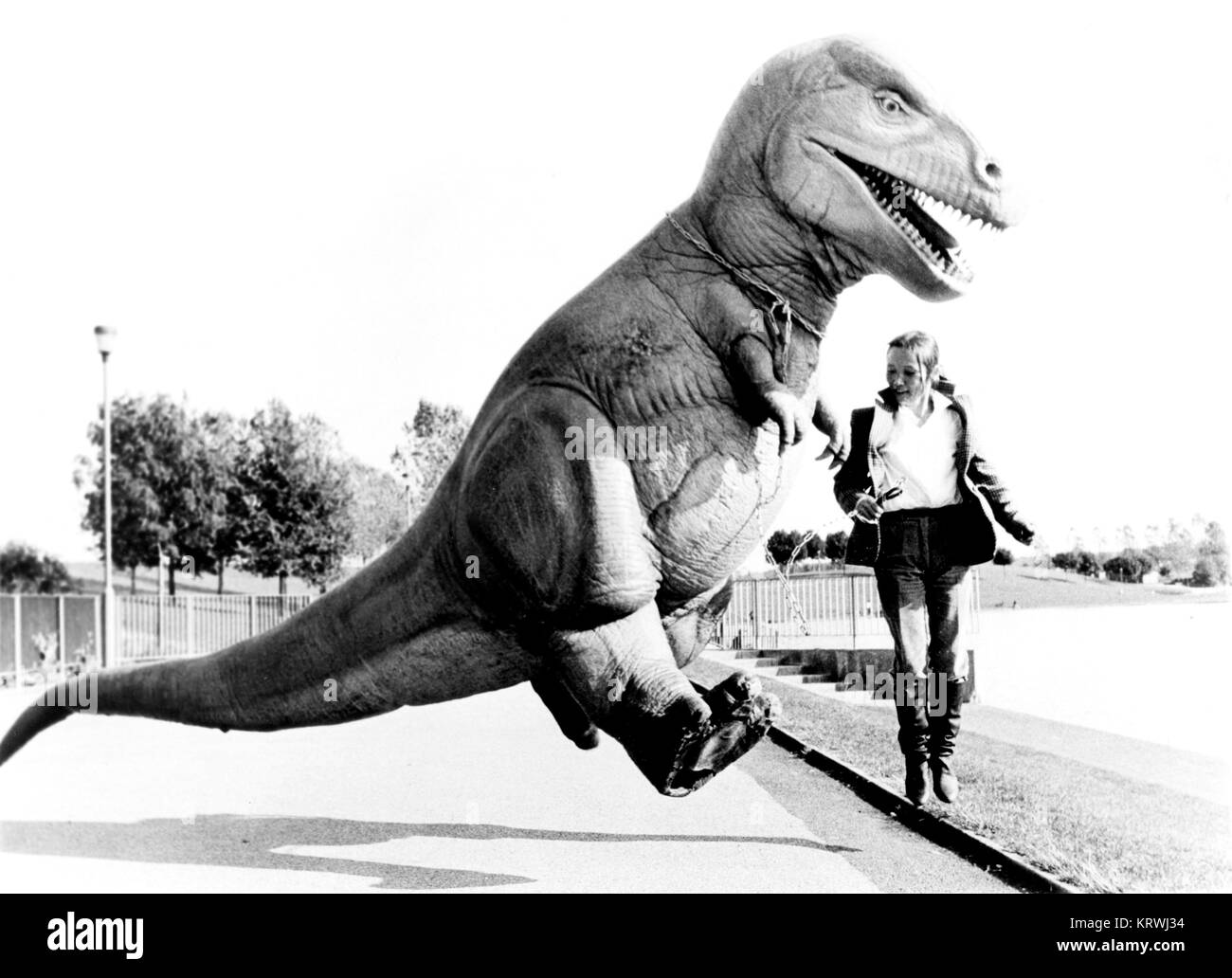 Woman strolling with Dino, England, Great Britain Stock Photo - Alamy