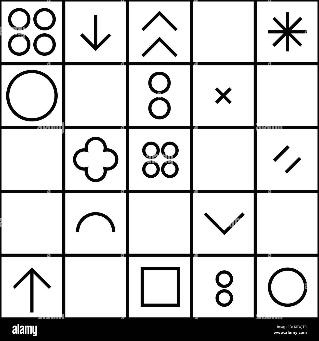 Seamless pattern geometric shapes Stock Photo - Alamy