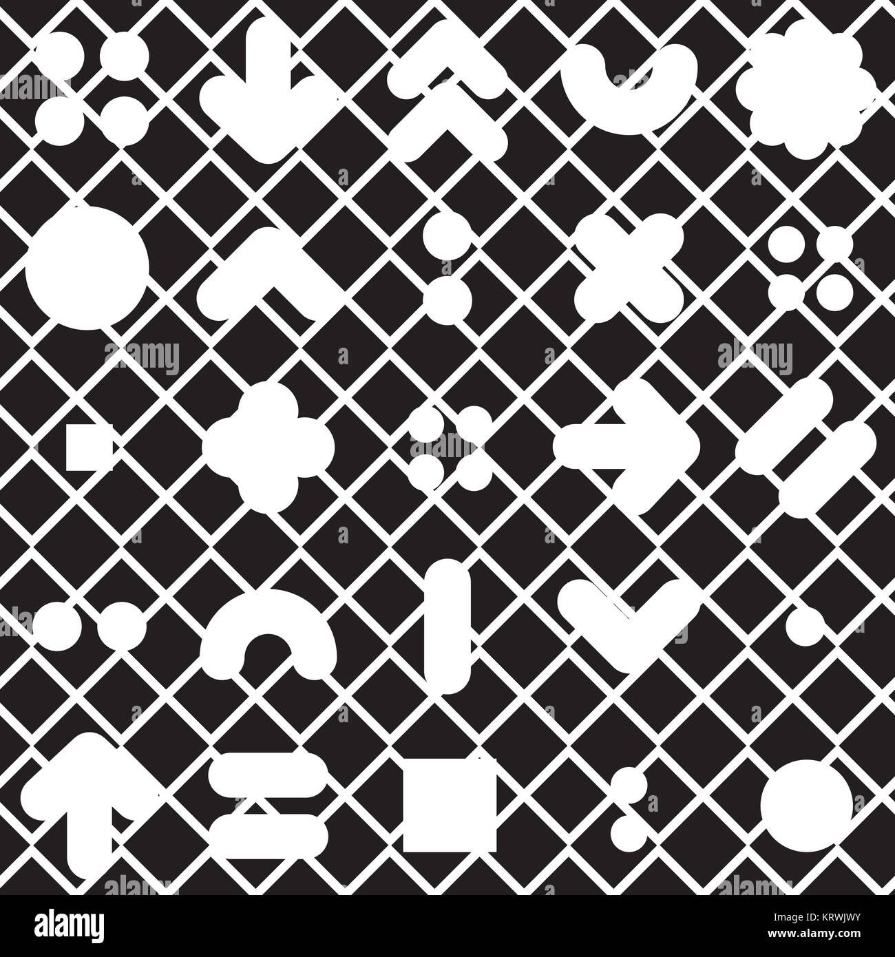 Seamless pattern geometric shapes Stock Photo - Alamy