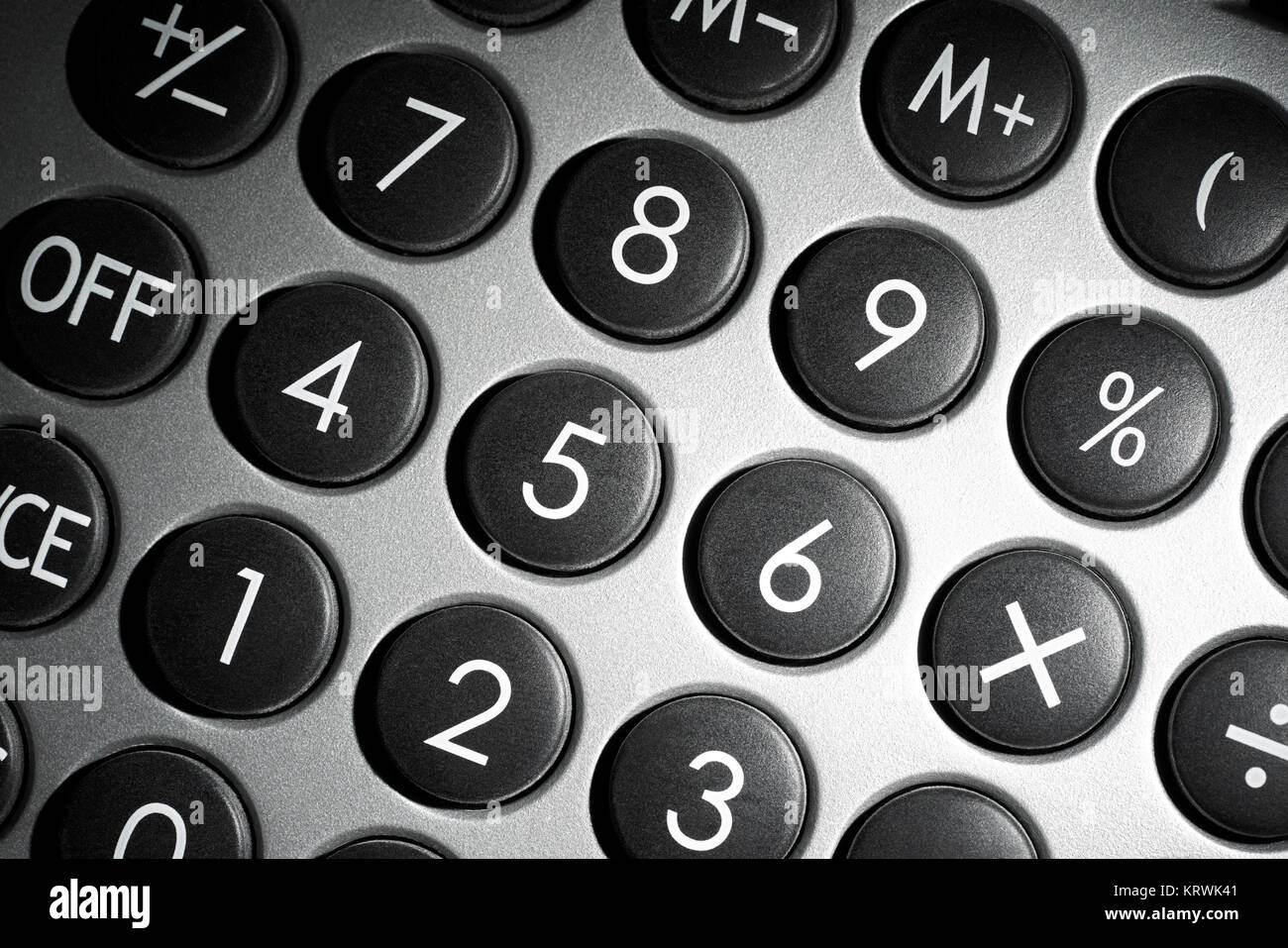 full frame numeric keypad detail Stock Photo - Alamy