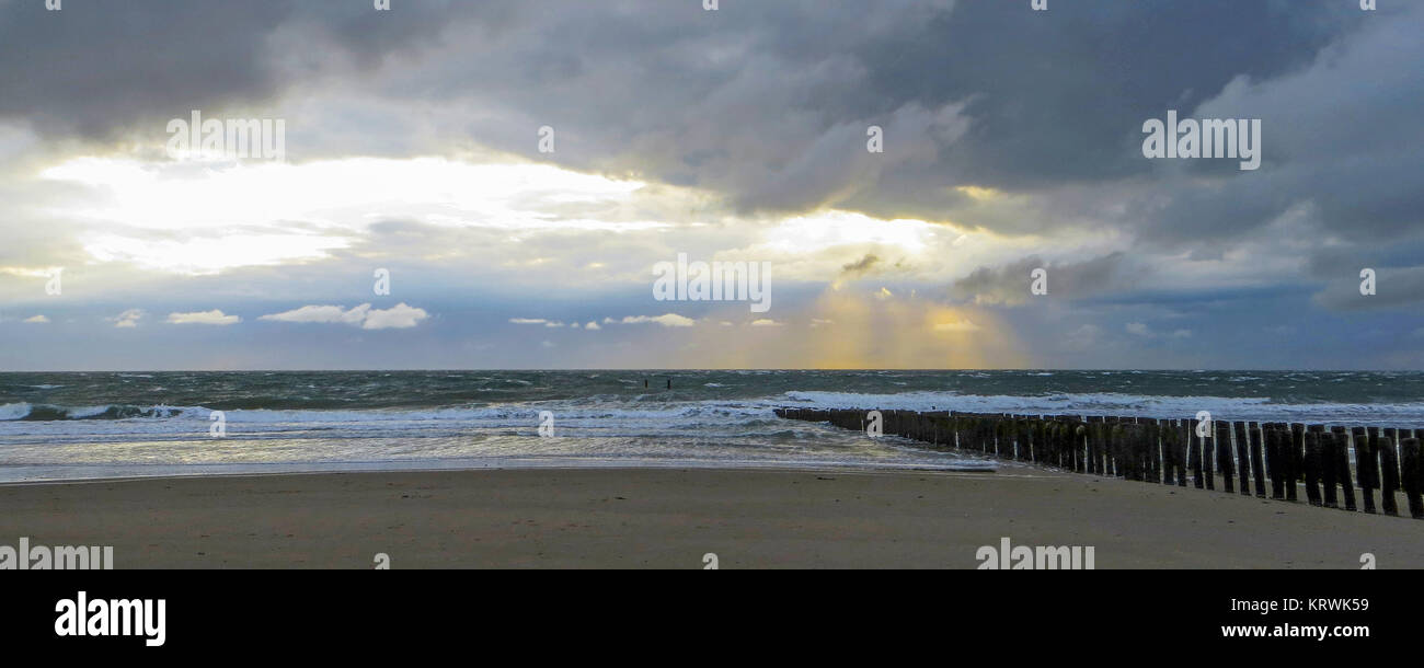 coastal evening scenery in the Netherlands Stock Photo - Alamy