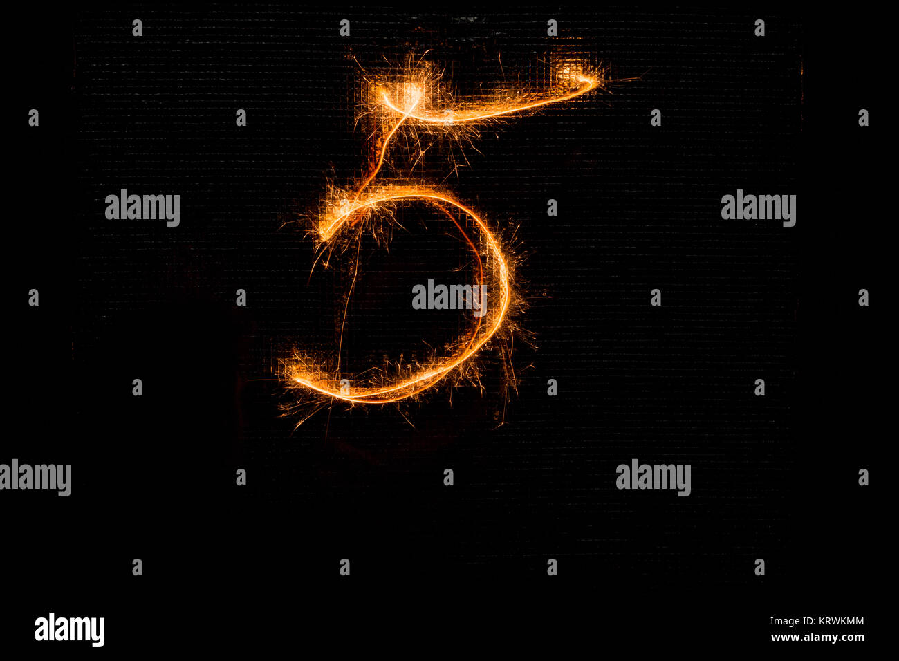 Number fire flames font hi-res stock photography and images - Alamy