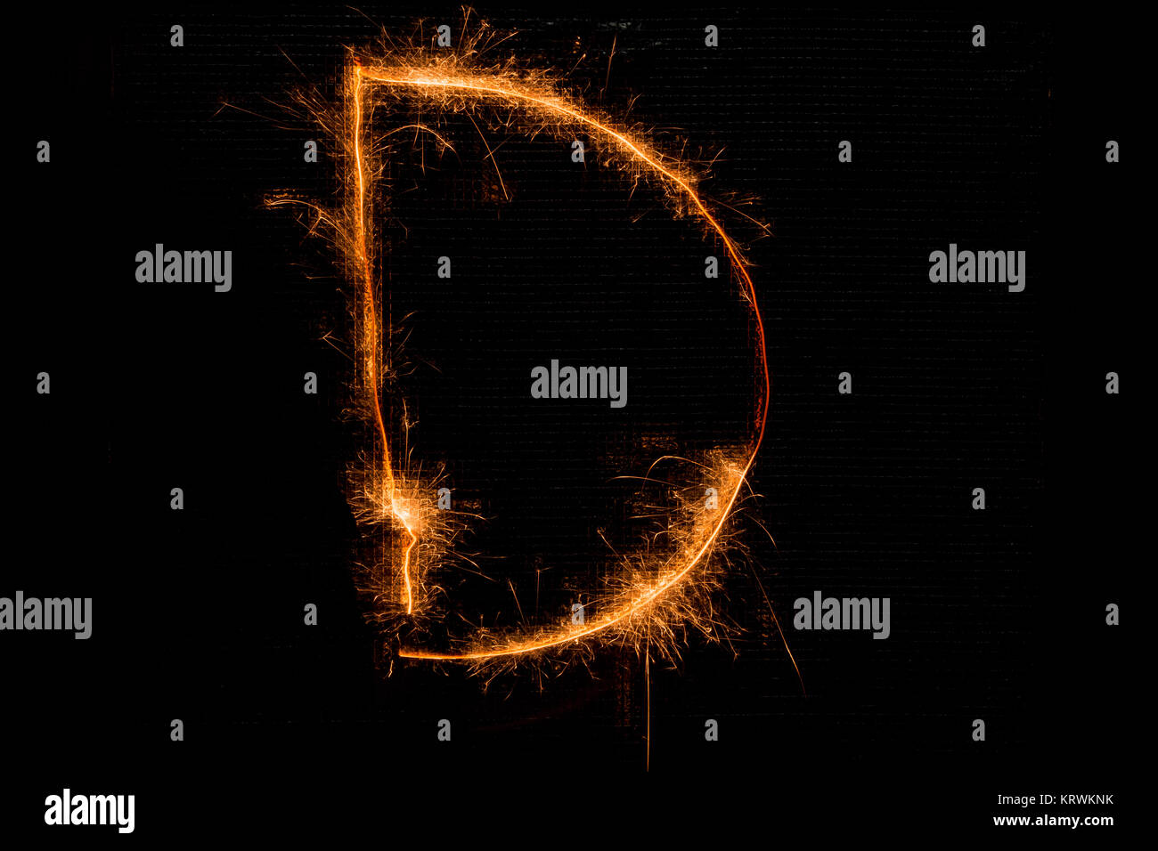 Letter d on fire hi-res stock photography and images - Alamy
