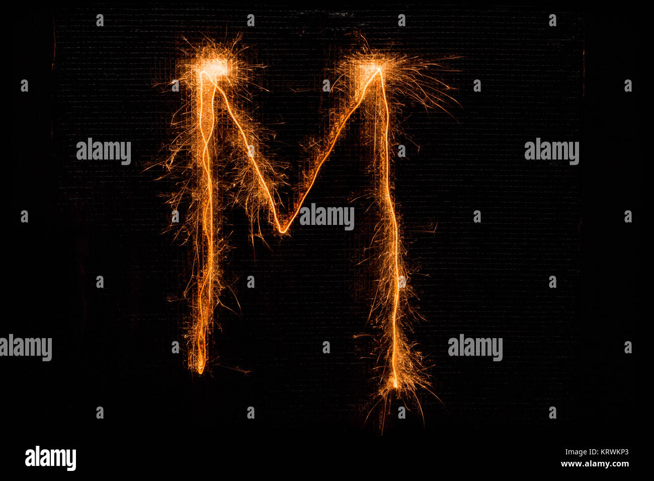 Letter m on fire hi-res stock photography and images - Alamy