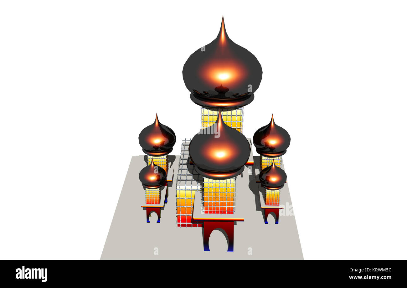 castle with turrets isolated Stock Photo - Alamy