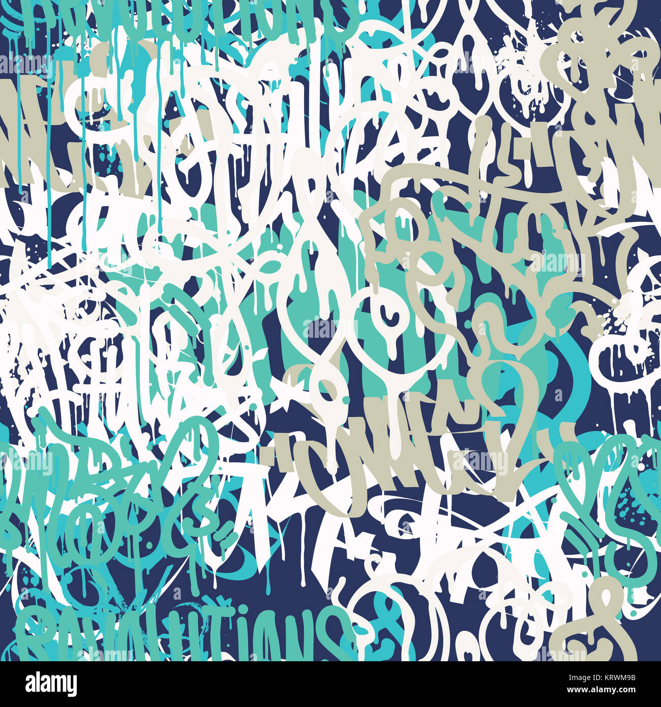 Graffiti background seamless pattern Stock Photo - Alamy