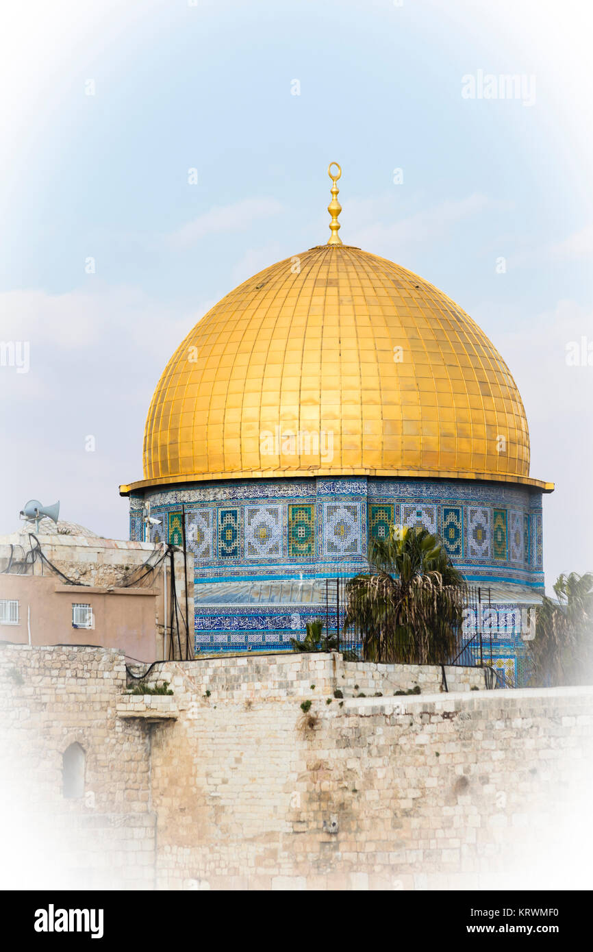 Felsendom in Jerusalem, Israel, Dom of the Rock in Jerusalem, Israel ...