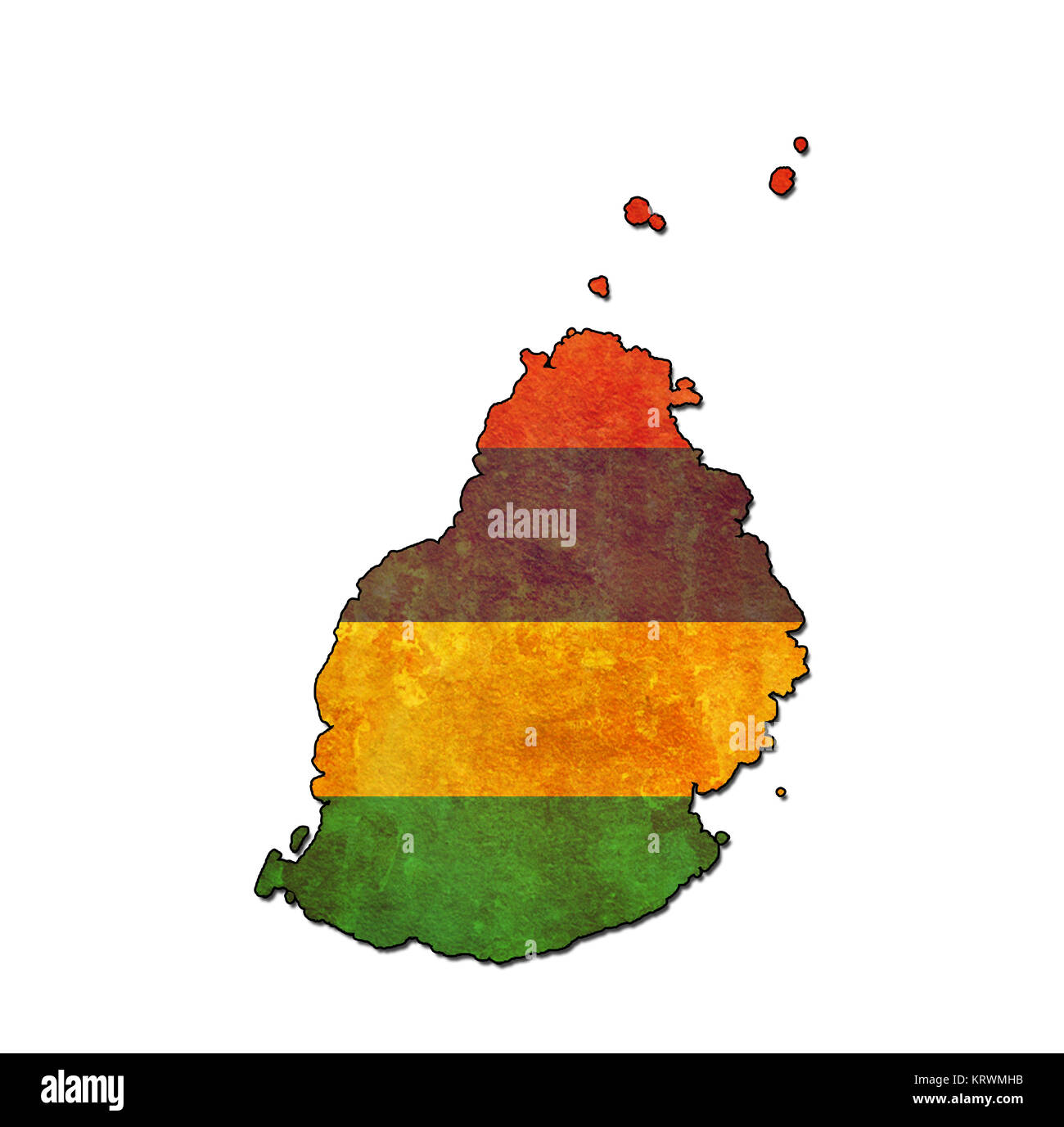 Old mauritius map hi-res stock photography and images - Alamy