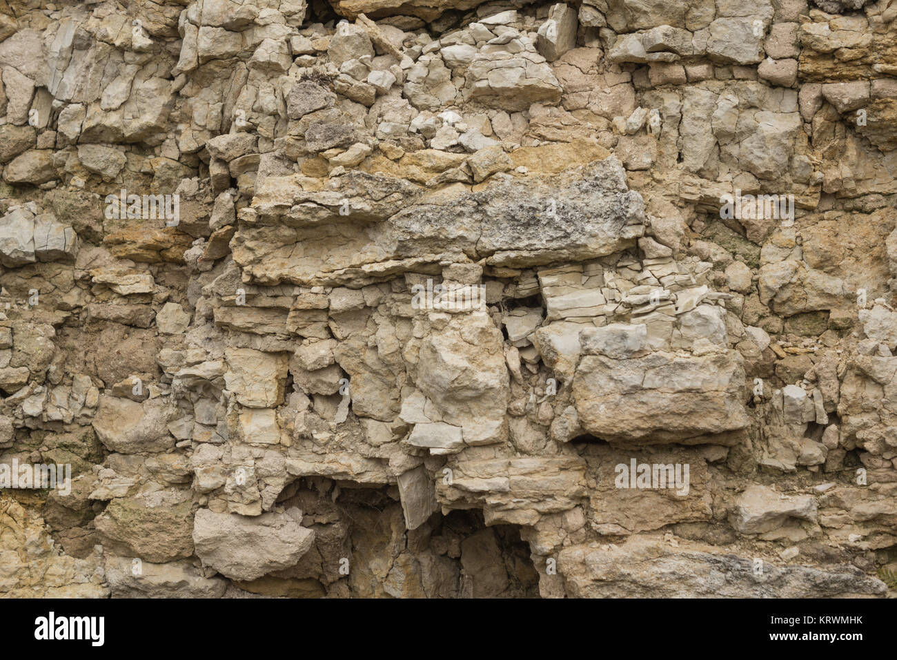 limestone wall detail Stock Photo - Alamy