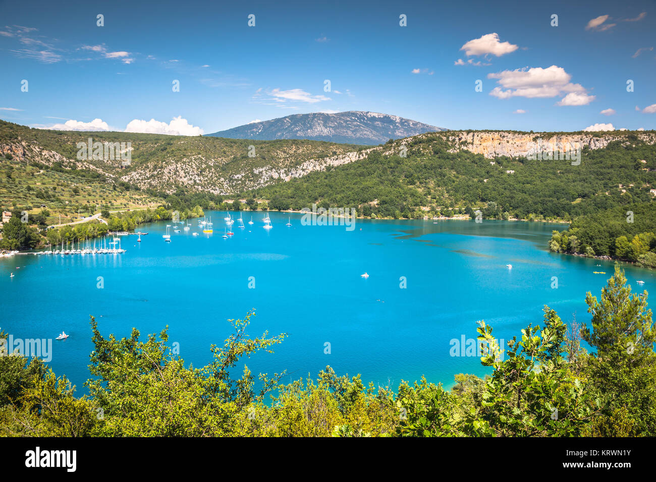 st croix lake,les gorges du verdon,provence,france Stock Photo - Alamy