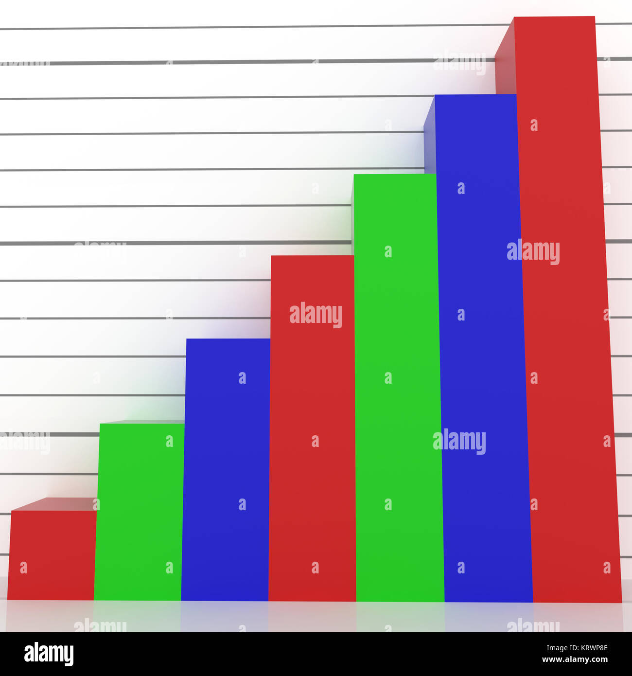 Ascending stock graph chart diagram hi-res stock photography and images ...