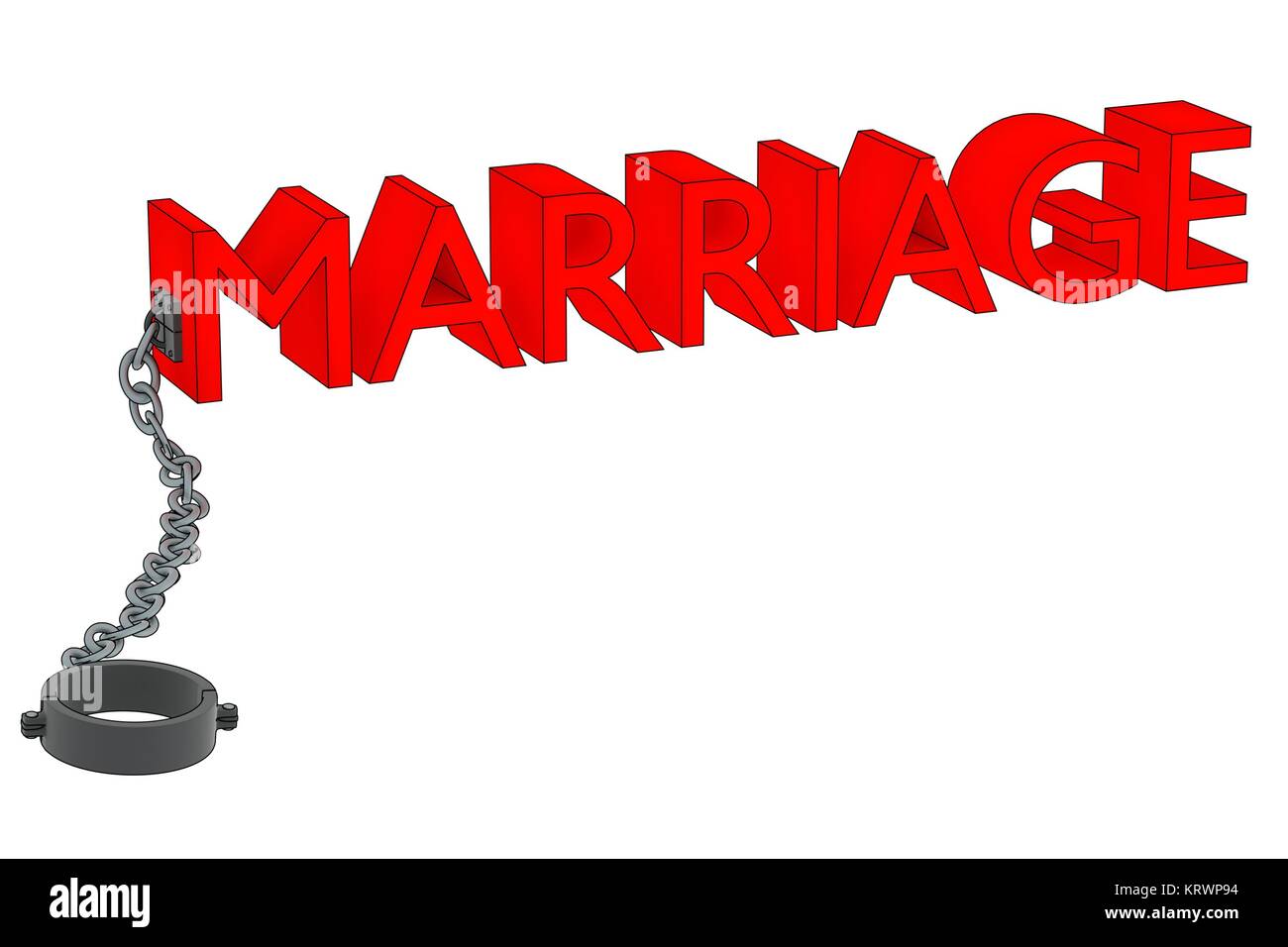 Marriage and Chain Stock Photo - Alamy