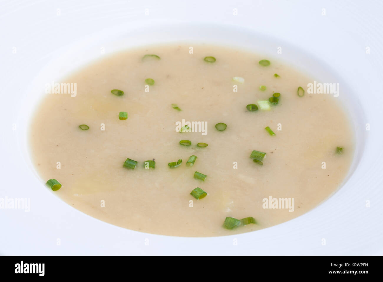 Parsnip cream soup on White floor Stock Photo - Alamy