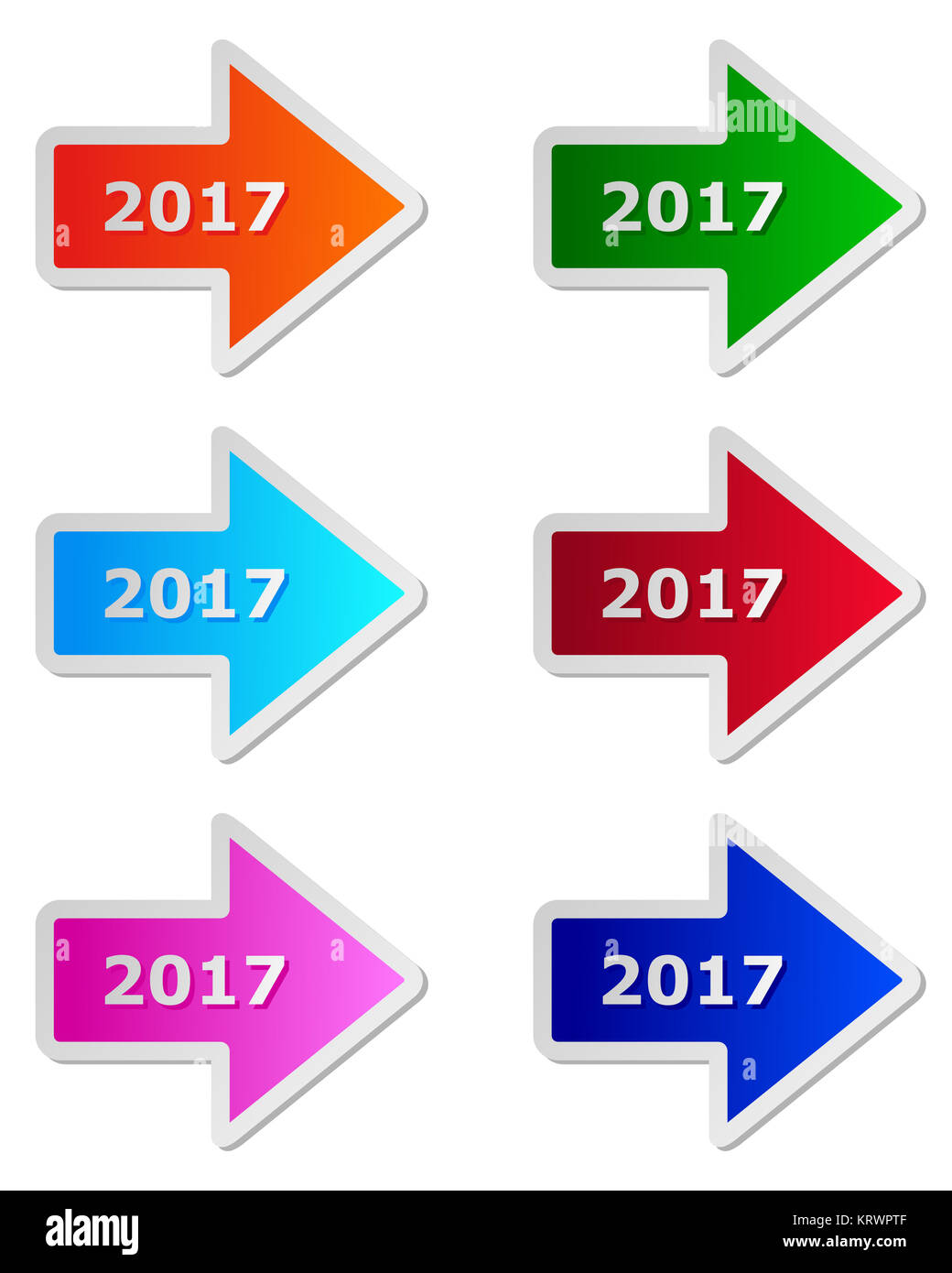 Pfeil set symbol hi-res stock photography and images - Alamy