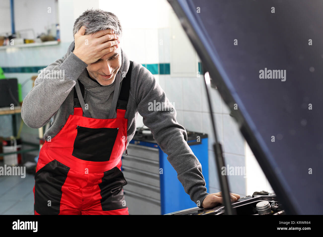 car mechanic. car repair,man at work Stock Photo - Alamy
