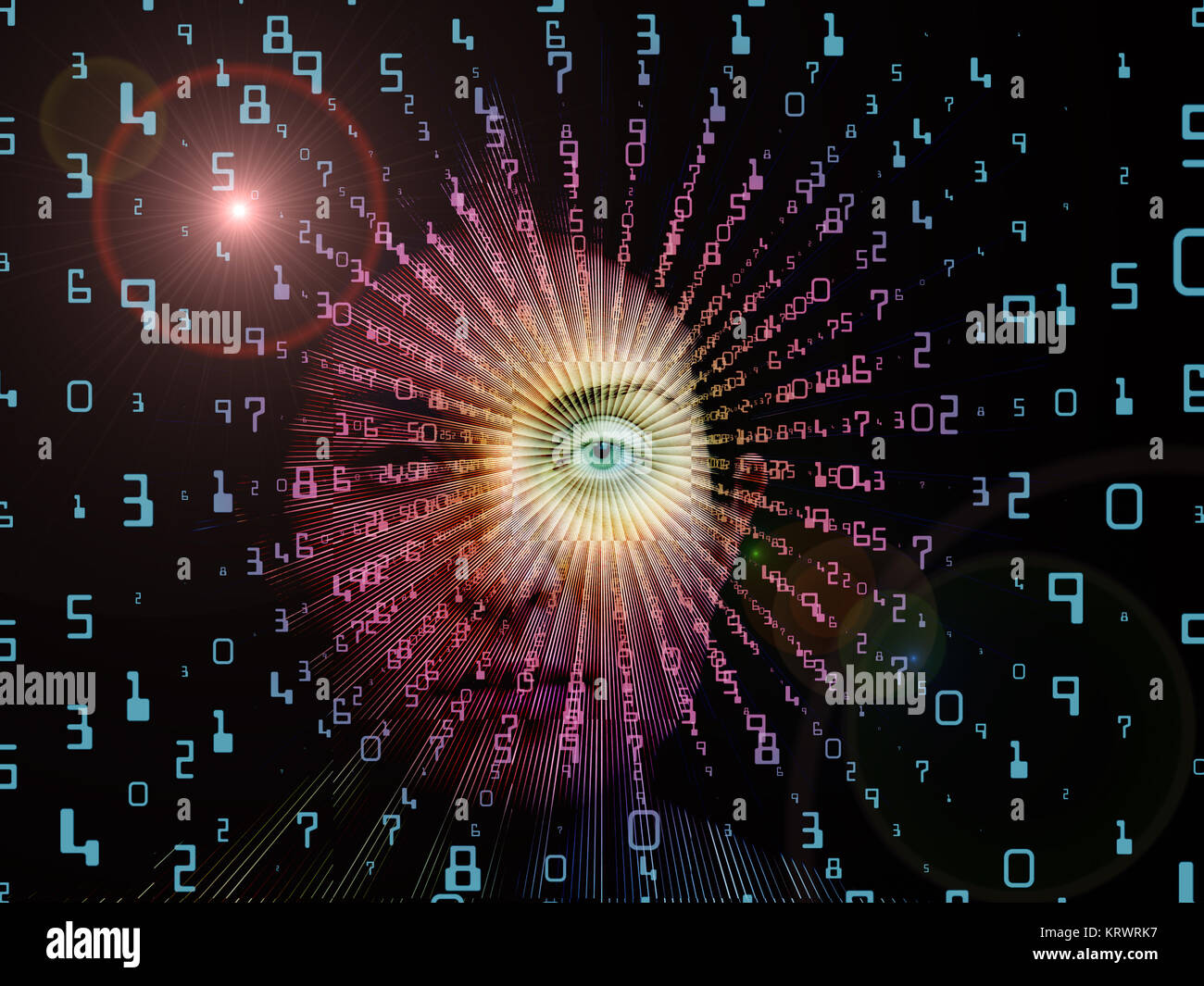 Propagation of World of Numbers Stock Photo - Alamy