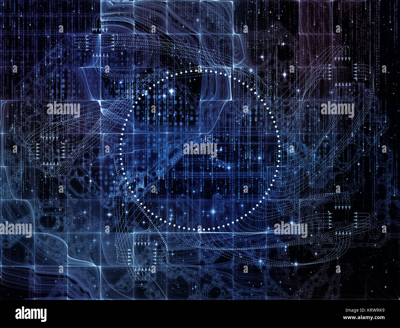 Elements of Technology Links Stock Photo - Alamy