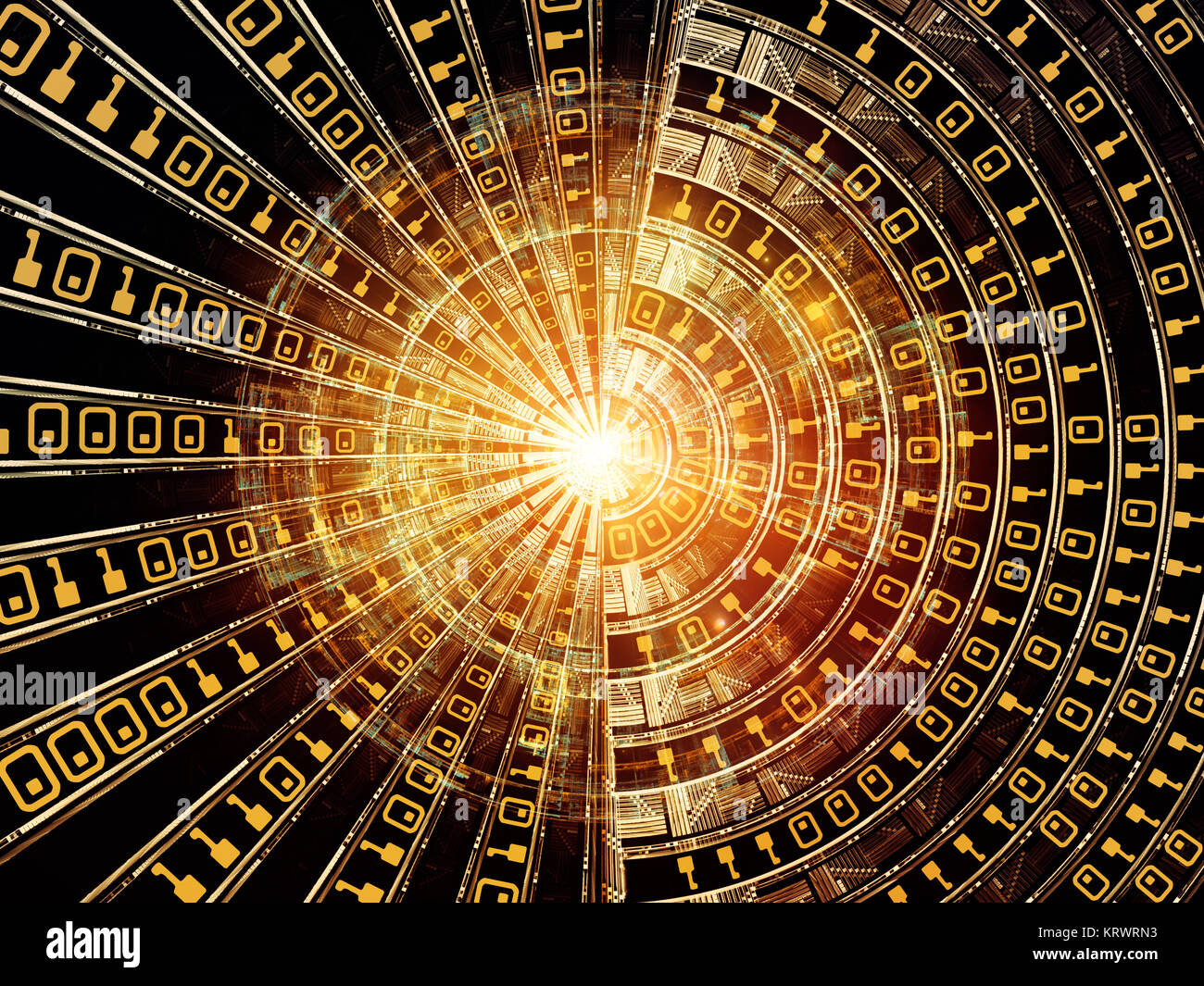 Realms of World of Numbers Stock Photo - Alamy