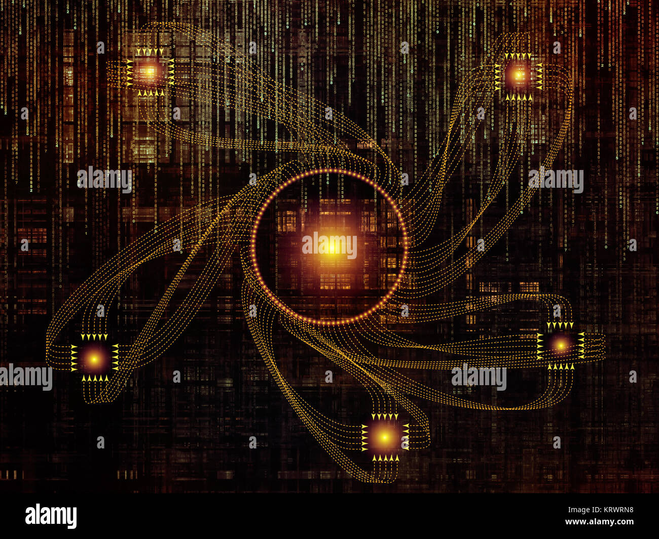 Accidental Technology Links Stock Photo - Alamy