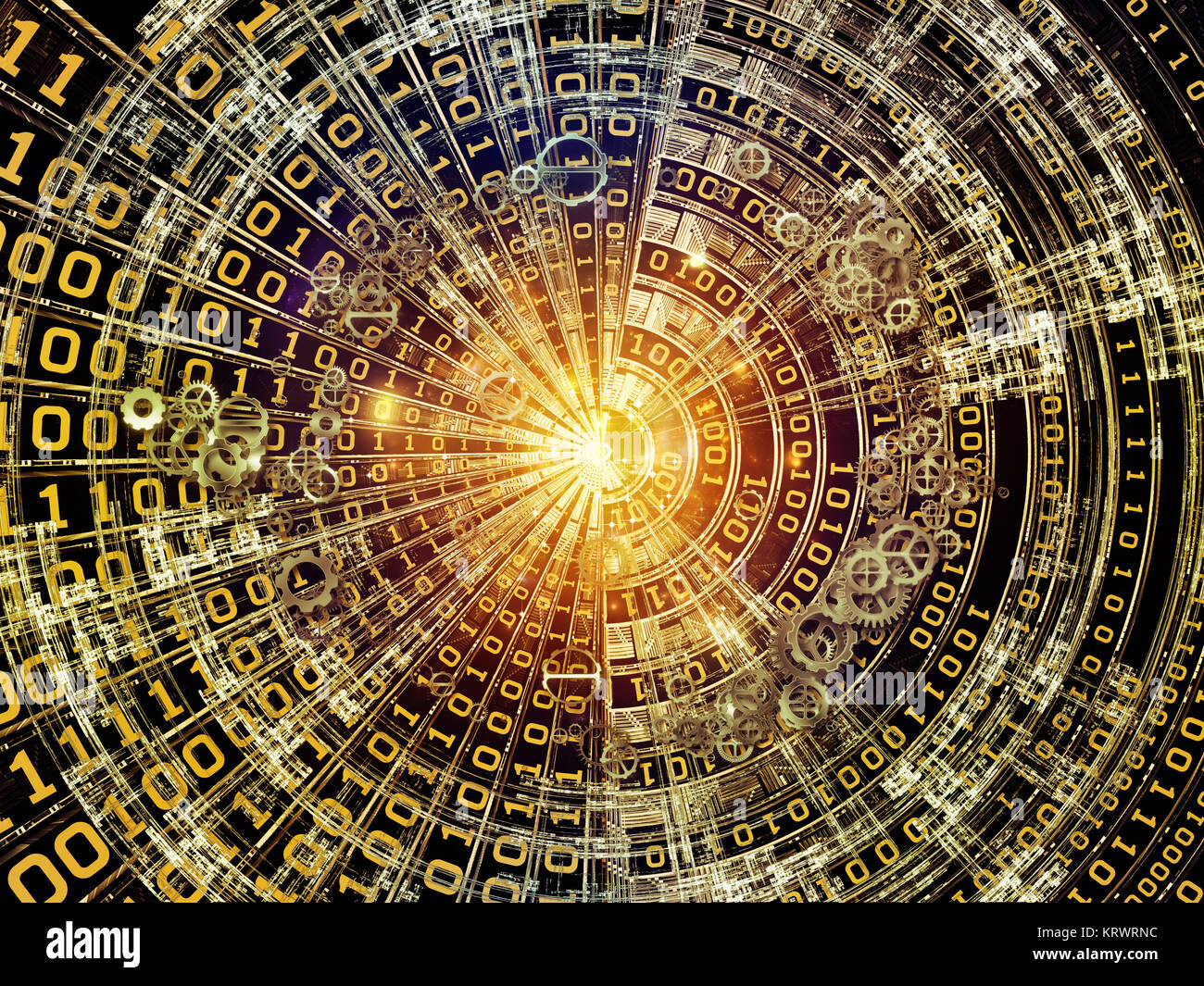 Propagating of World of Numbers Stock Photo - Alamy