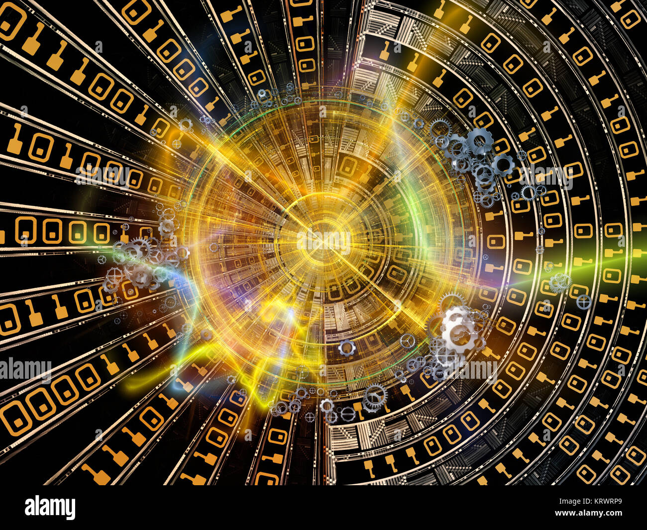 Reality of World of Numbers Stock Photo - Alamy