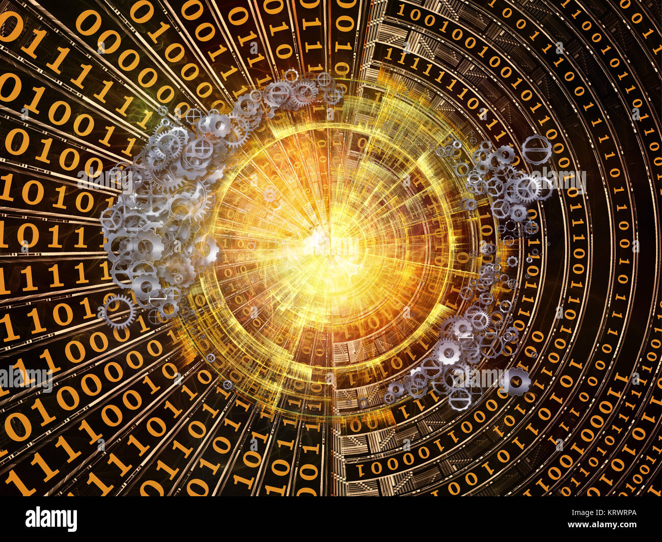 Reality of World of Numbers Stock Photo - Alamy