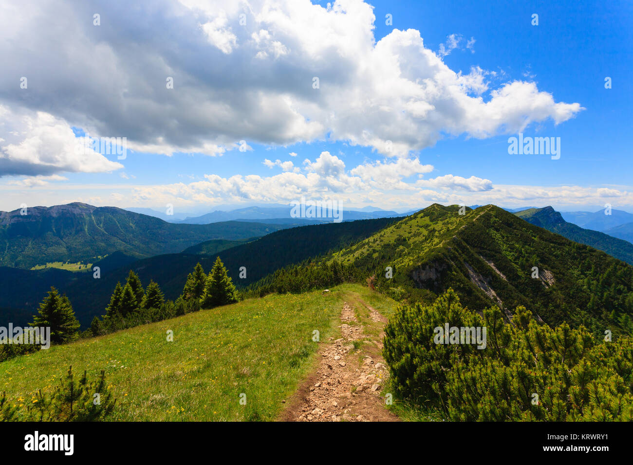 Mountain panorama, Italy Stock Photo - Alamy