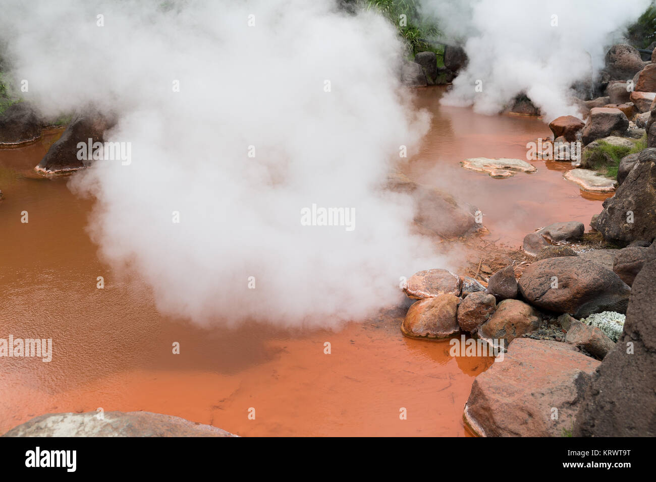 Beppu hot spring Stock Photo - Alamy