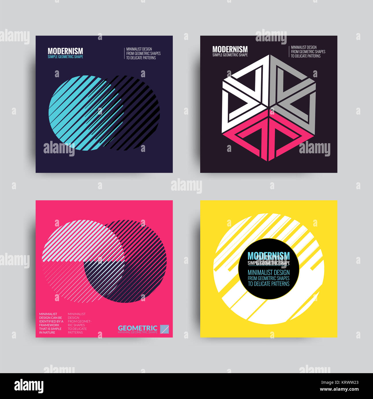 Abstract Posters Art Graphic Backgrounds Stock Photo - Alamy