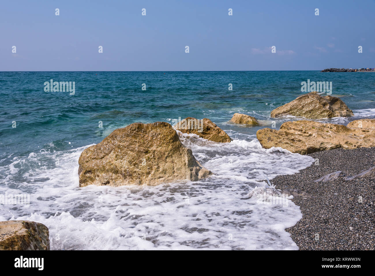 Rocky Italian coast in Campora San Giovanni in Calabria Stock Photo - Alamy