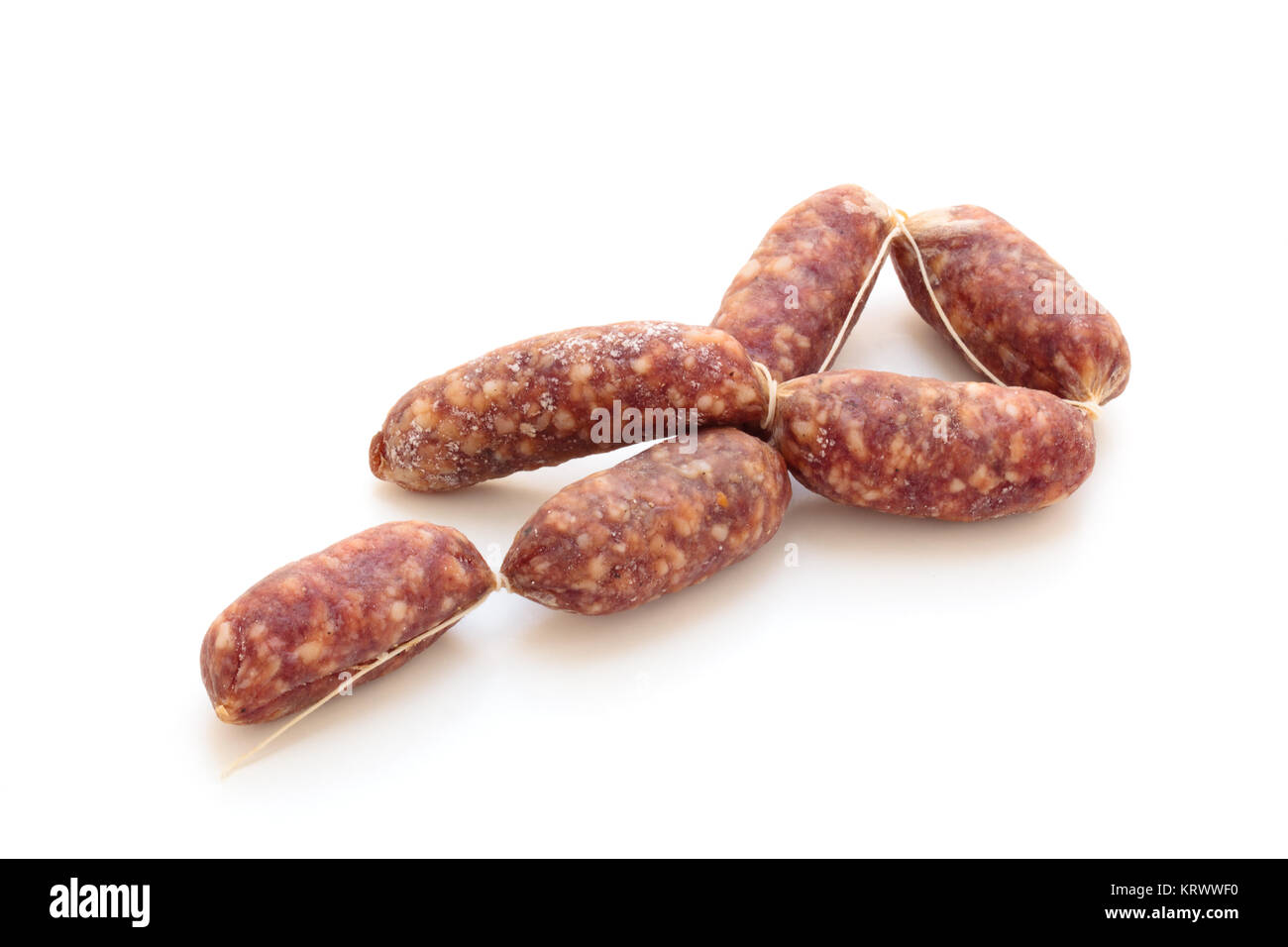 Butcher making sausage Cut Out Stock Images & Pictures - Alamy