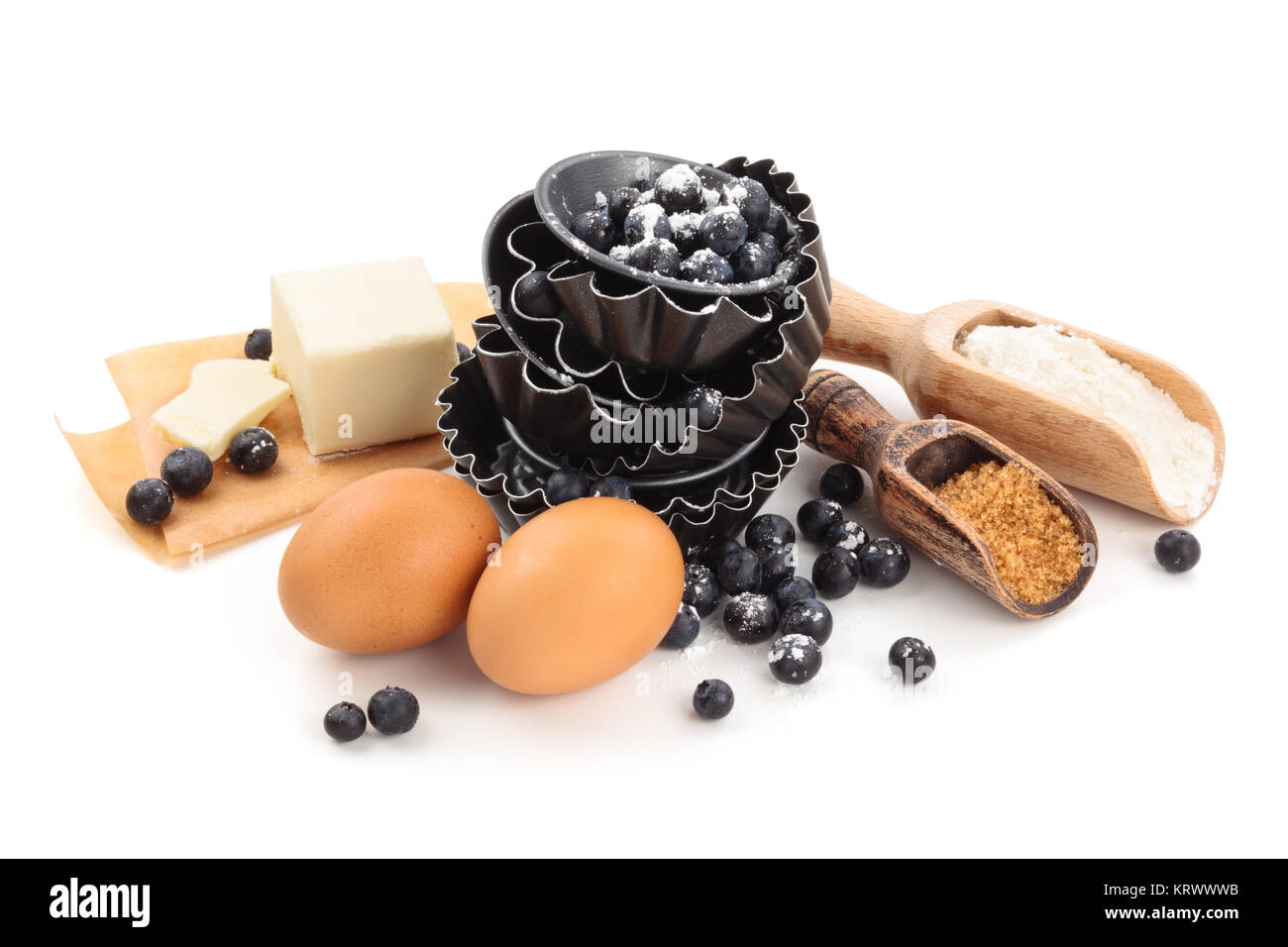 Kitchen cuisine ingredients bake Cut Out Stock Images & Pictures - Alamy