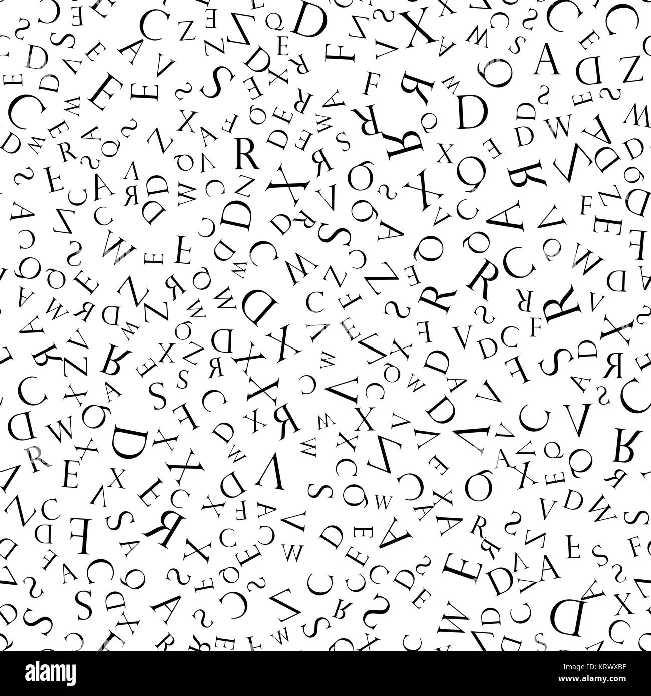 Seamless pattern English alphabet Stock Photo - Alamy