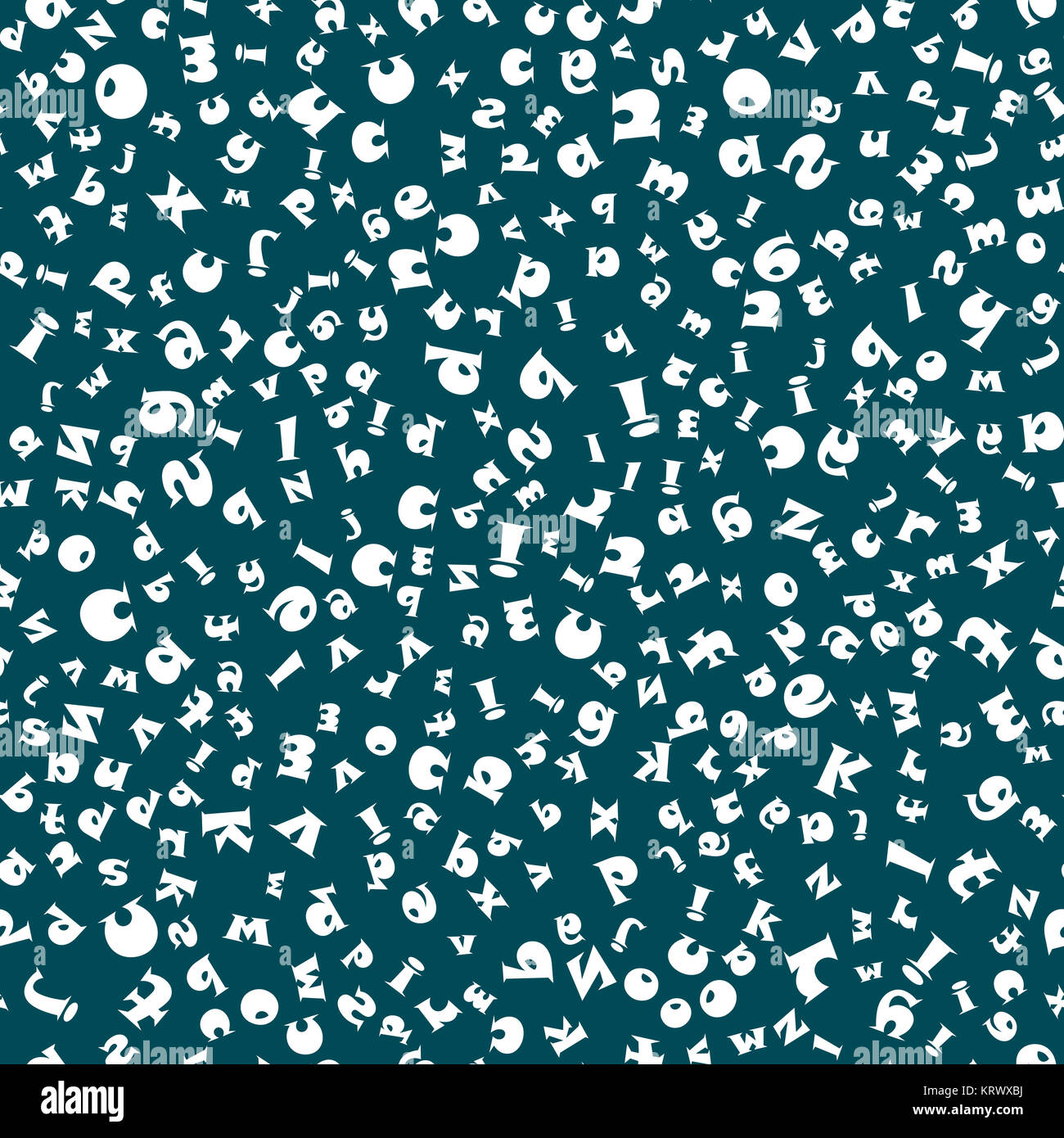 Seamless pattern English alphabet Stock Photo - Alamy